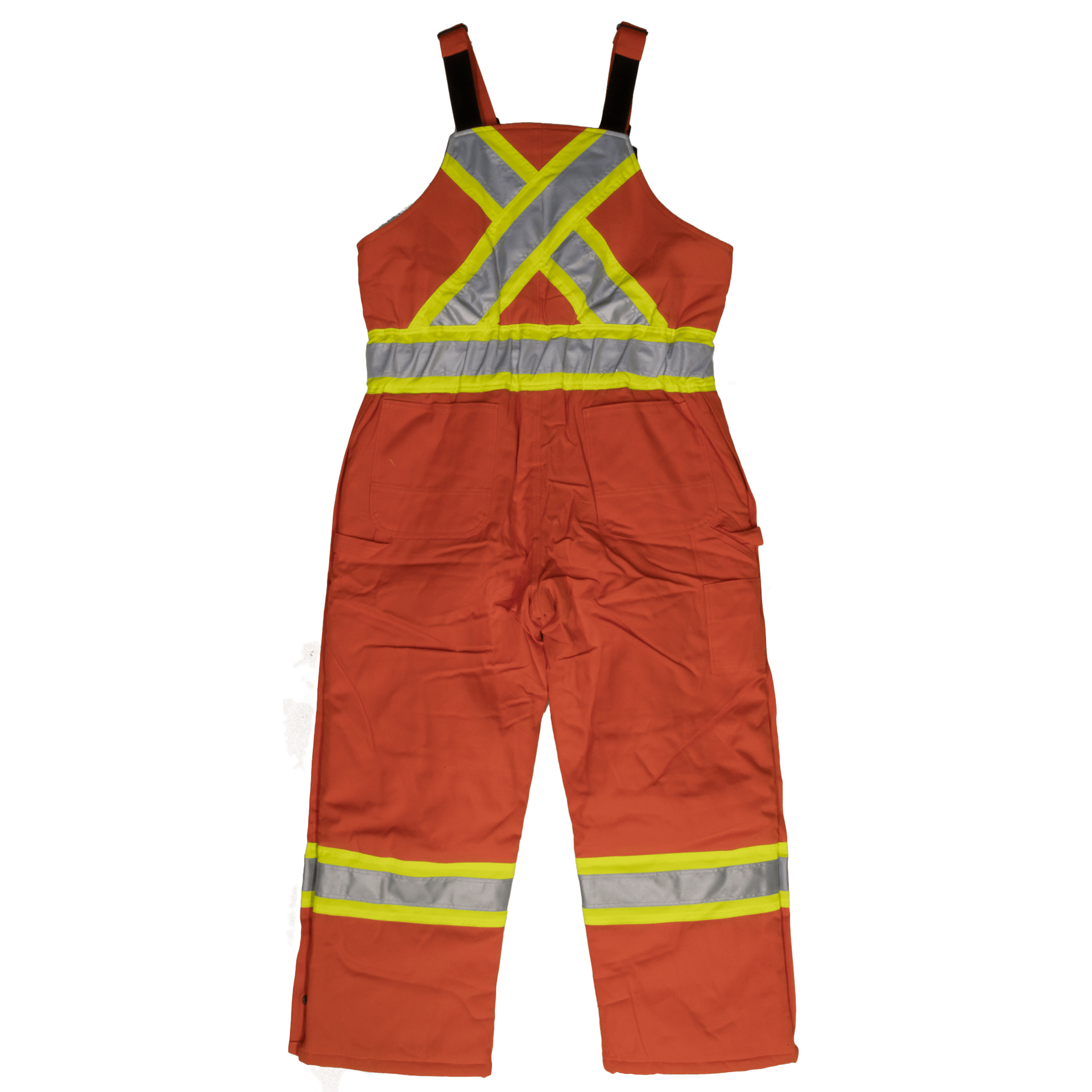 Work King Lined Safety Bib Overall - Weaver and Devore Trading Ltd